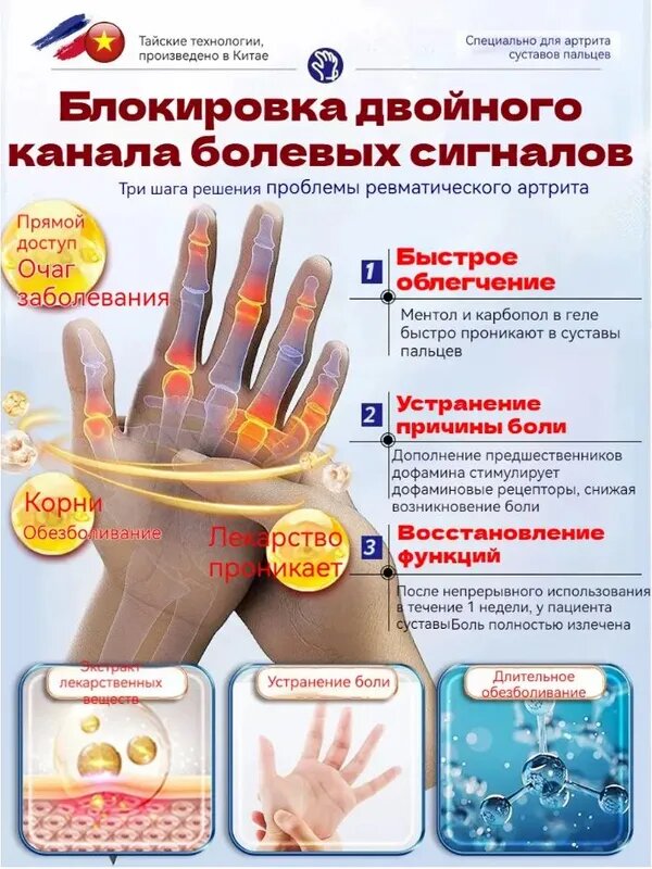Мазь от артрита и артроза и ревматоидного артрита