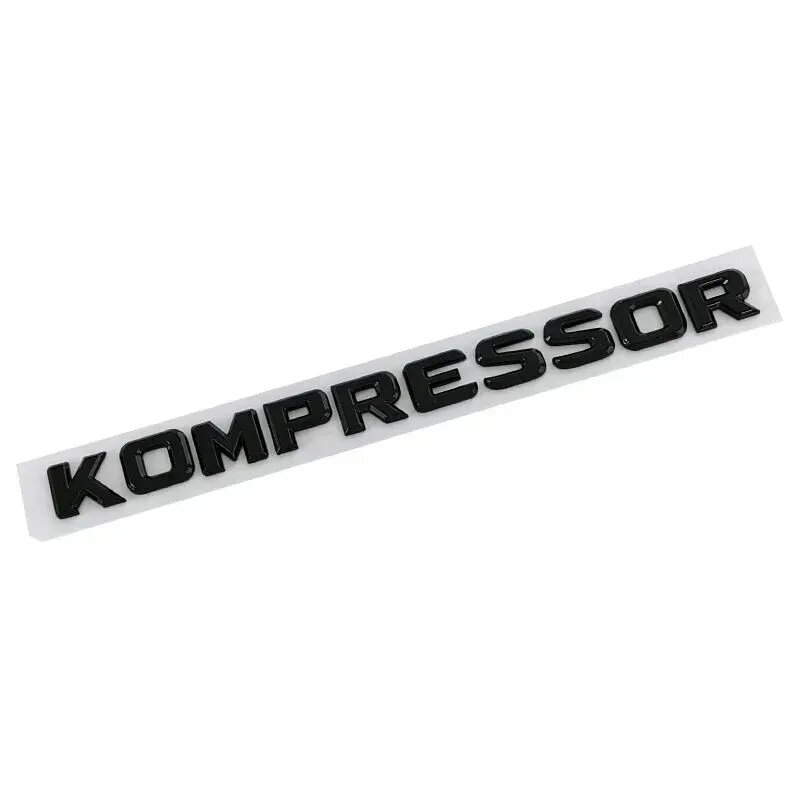 ABS Мерседес Бенц Эмблема (шильдик/ значок) " Kompressor "надпись задняя на крышку багажника Для Mercedes Benz