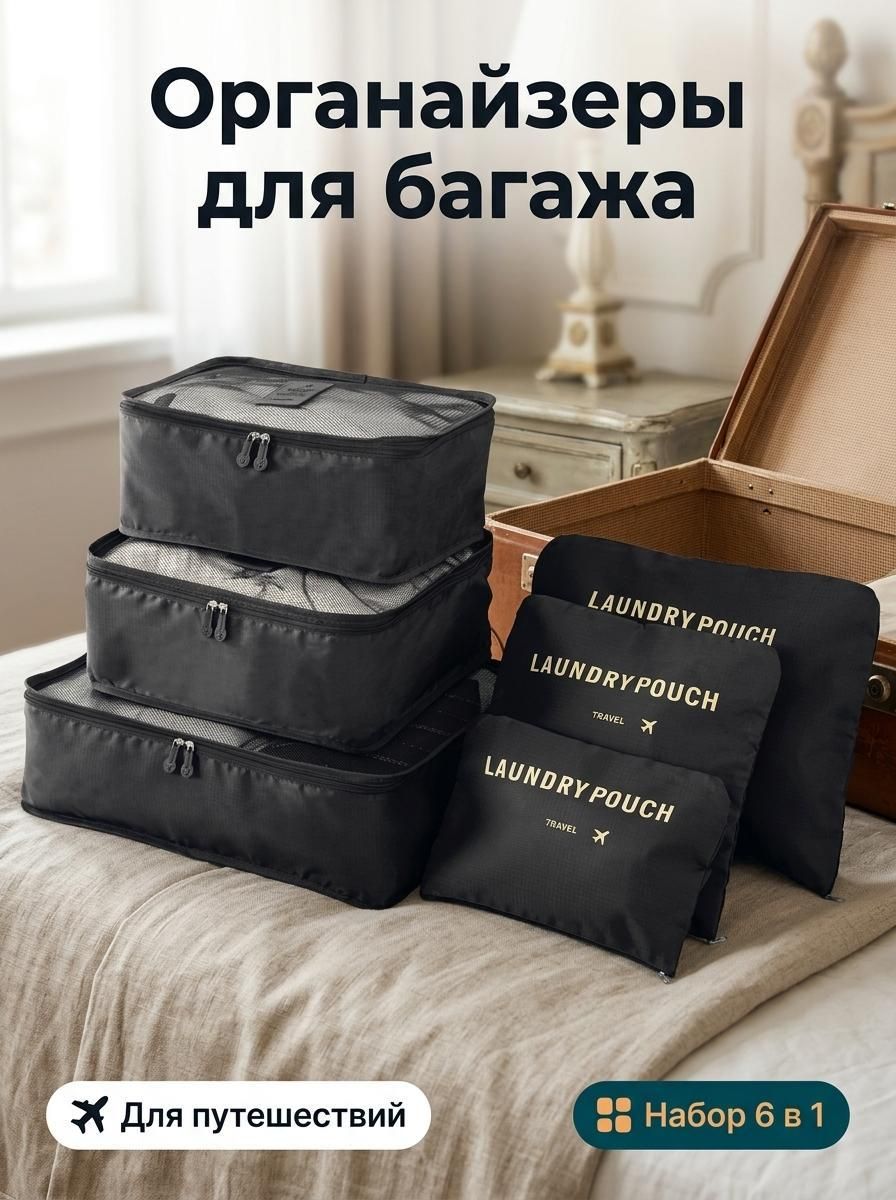 Органайзеры для вещей в чемодан разделения одежды обуви