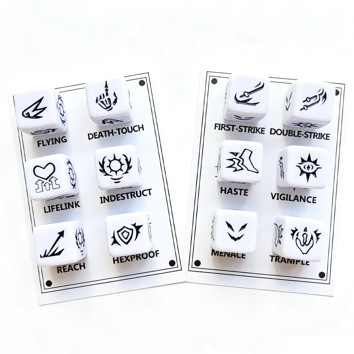 Токены-счетчики MTG для отслеживания способностей 12 шт. White 12pcs