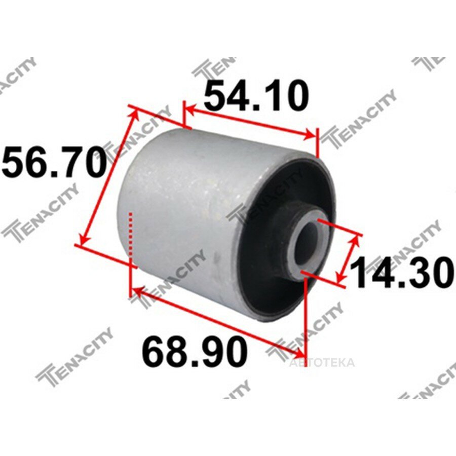 Сайлентблок задней верхней продольной тяги TENACITY AAMTO1206 LC #J20#, LX570 '07-