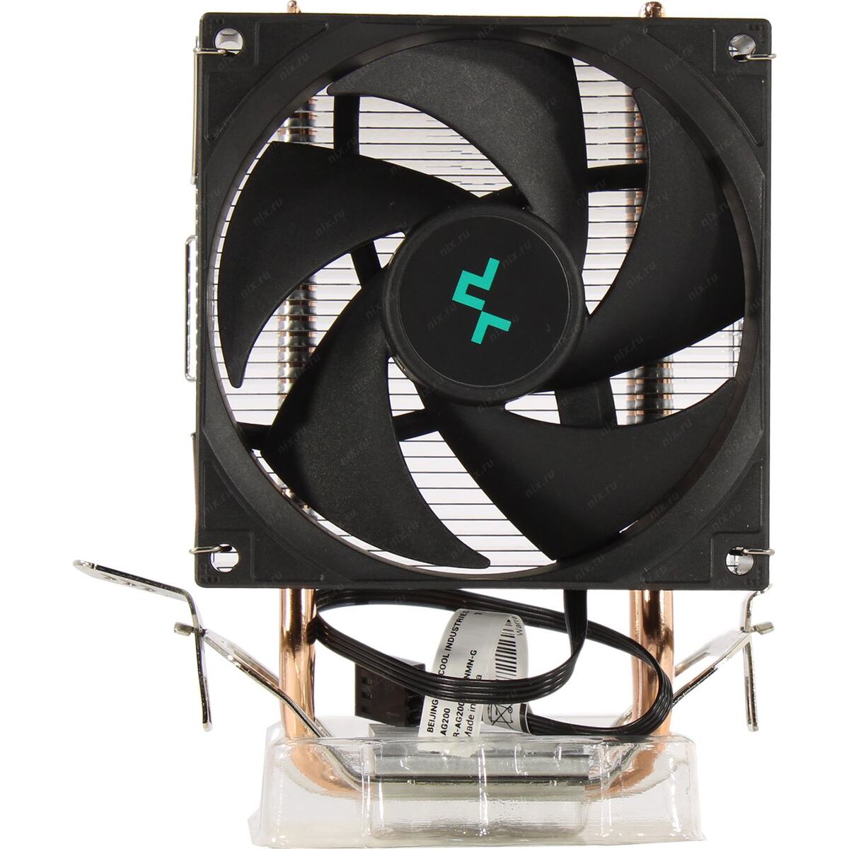Deepcool R-AG200-BKNNMN-G AG200 (4пин, 115x/1200/1700/AM4/AM5, 30.5дБ, 500-3050об/мин, Al+тепл. трубки) — фото 1