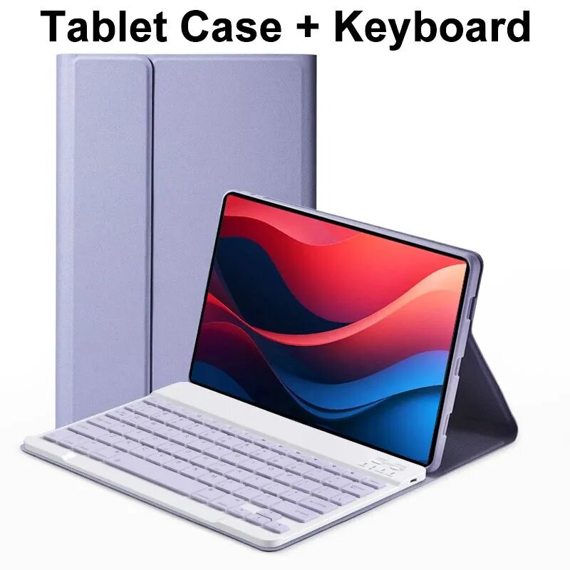 Чехол для планшета Lenovo Xiaoxin Pad 2024, 11 дюймов TB330FU TB331FC, со съемной русской Bluetooth-клавиатурой