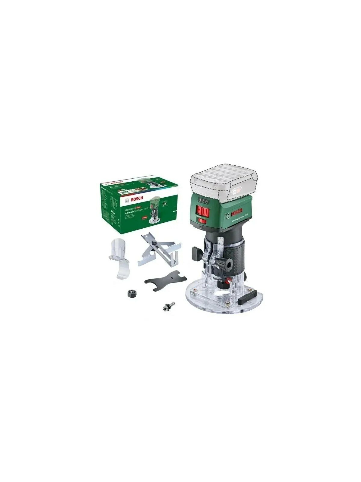 Фрезерный станок Bosch Advanced Trim Router 18V-8 соло, 06039D5000