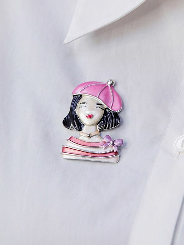 Брошь Shadore, эмаль