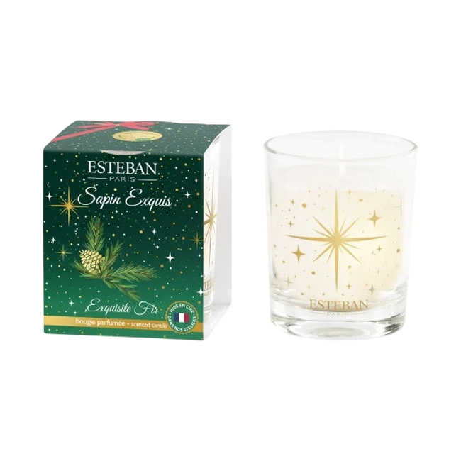 Esteban Exquisite Fir свеча для дома 70 гр / Эстебан Экскуизит Фир парфюмированная