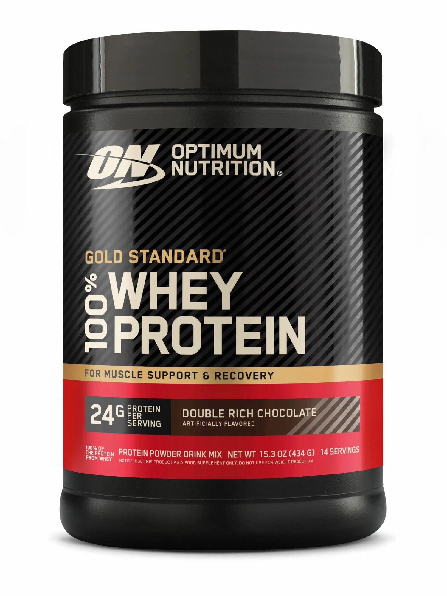 Optimum Nutirtion 100% Whey Gold Standard (434 гр) (двойной шоколад)