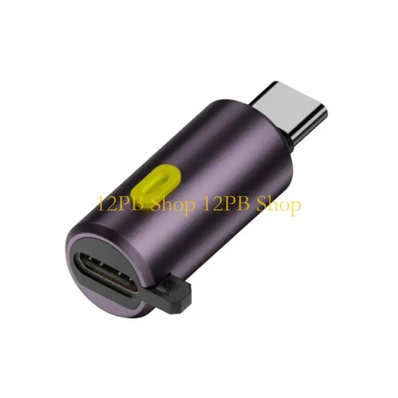 Переходник USB C на USB A фиолетовый 240W