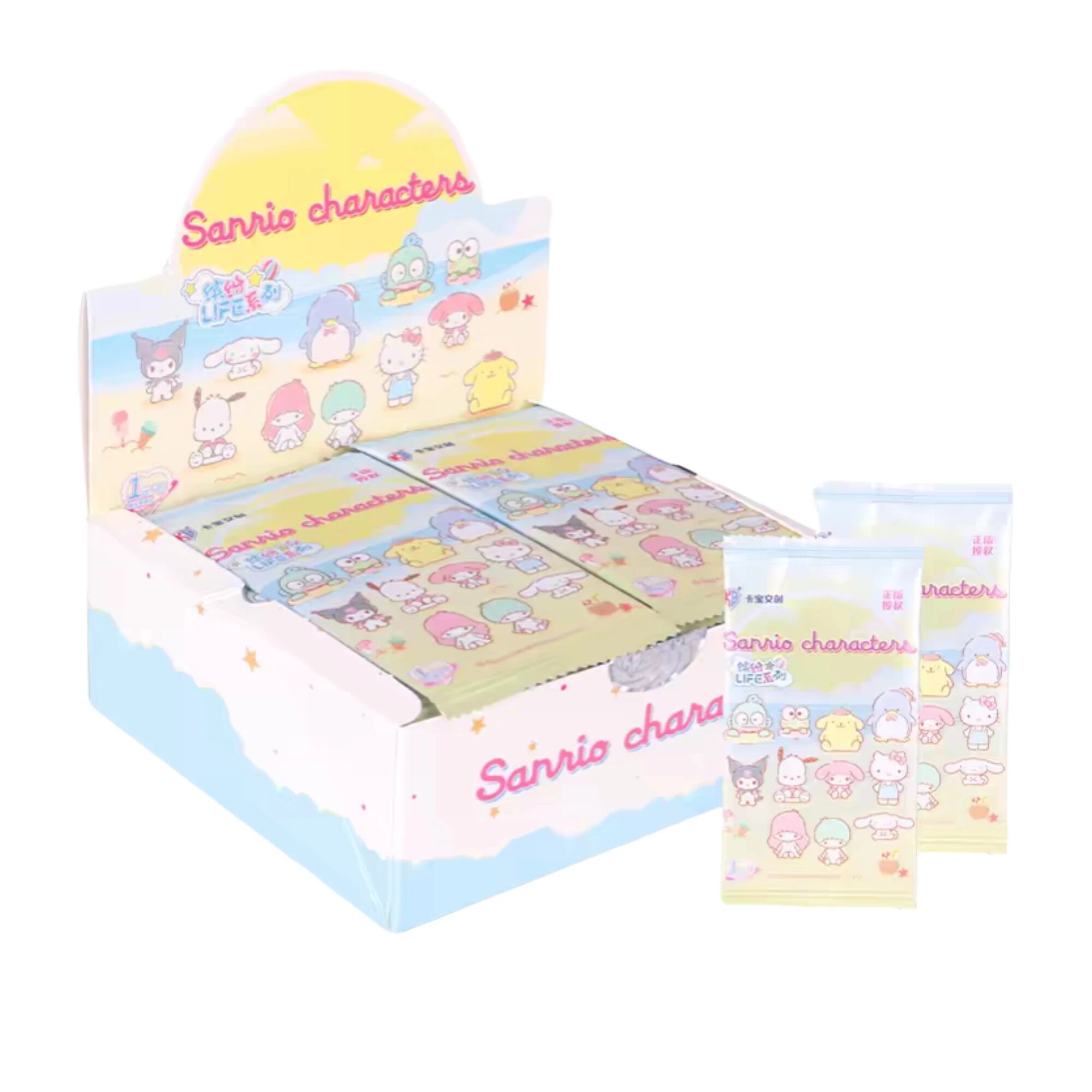 Коллекционные игровые карты KABAO Sanrio Куроми, Hello Kitty SSR 1Box(108Pcs Cards)V1