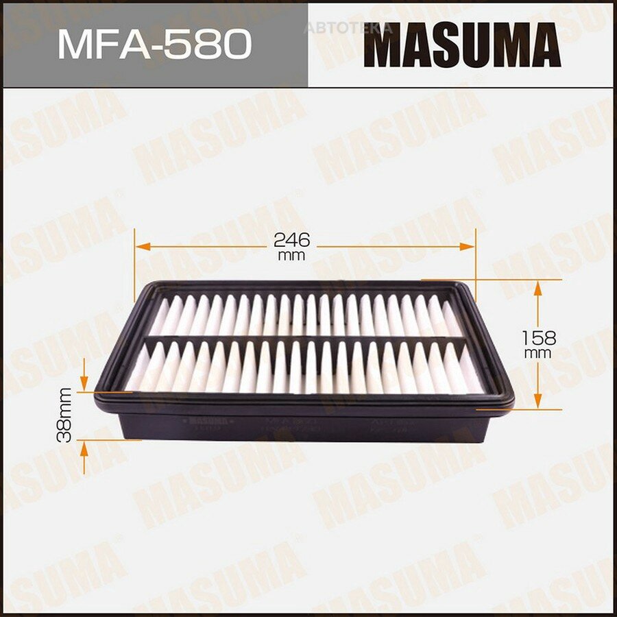 Фильтр воздушный MAZDA 323 94- MASUMA MFA580