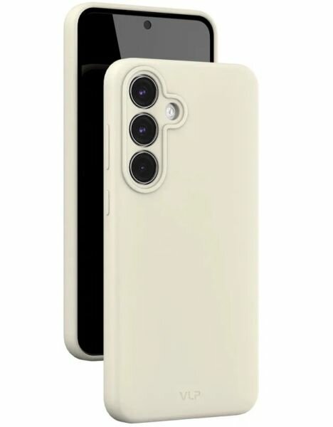 Накладка силикон VLP Aster Case with MagSafe для Samsung Galaxy S25 FE White (Молочный)