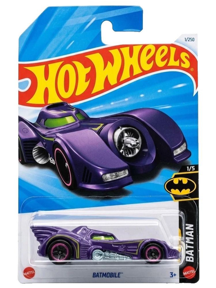 Машинка Mattel Hot Wheels 1:64 Basic Car 2027A C4982 Batmobile