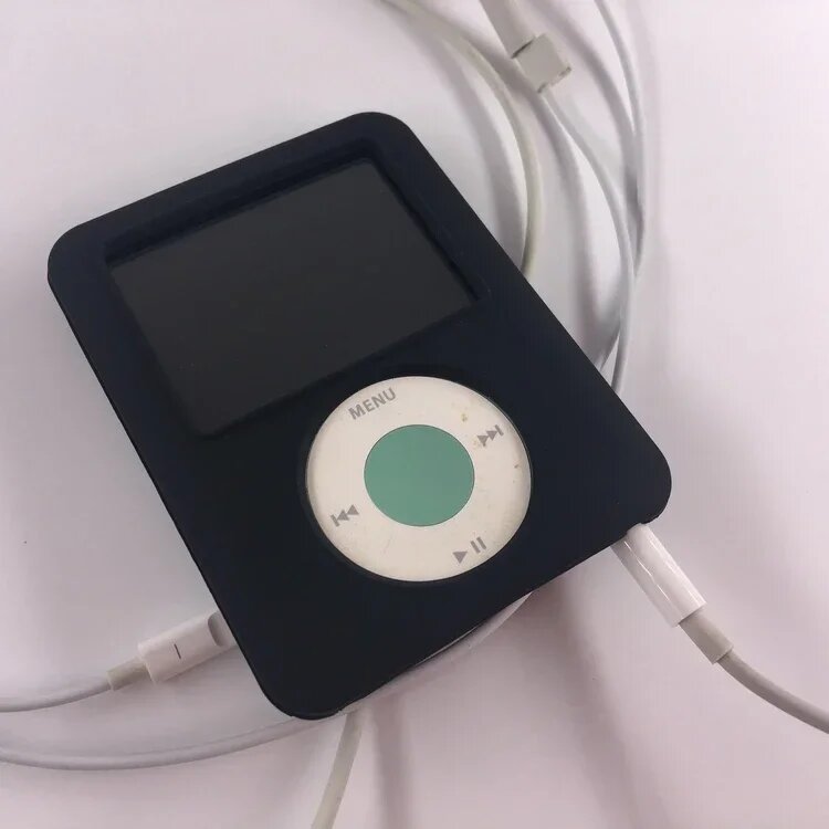 IPod Nano 3 Black, силиконовый чехол