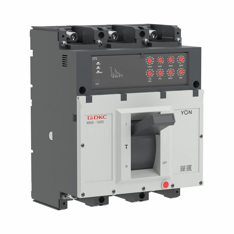 Выключатель автоматический 3P 1000А 70кА pro MNX1600L при AC415V расцепитель ETS YON MNX1600L3PETS1000