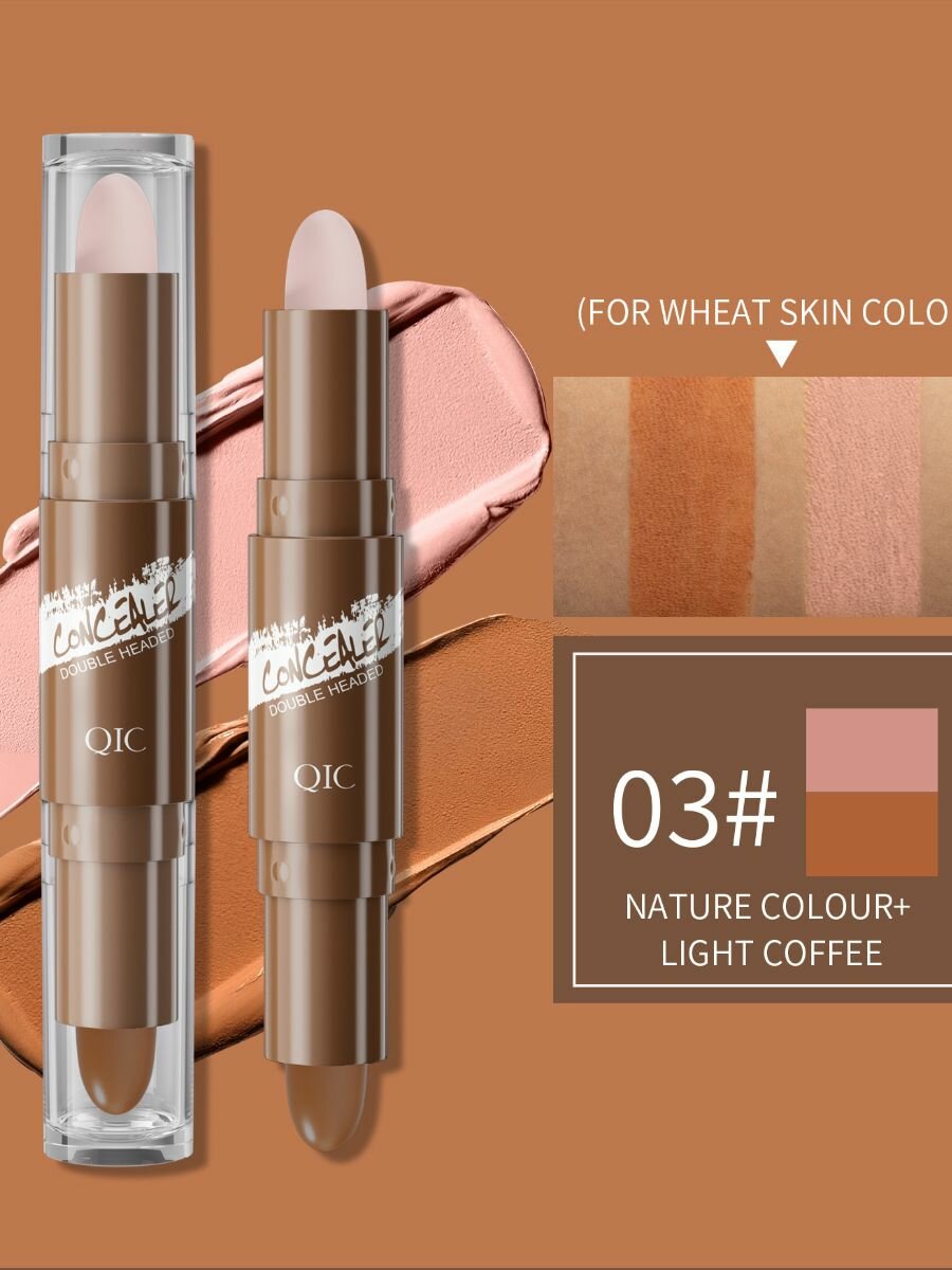 Двусторонний Контурный Карандаш, Тени, Хайлайтер, Консилер