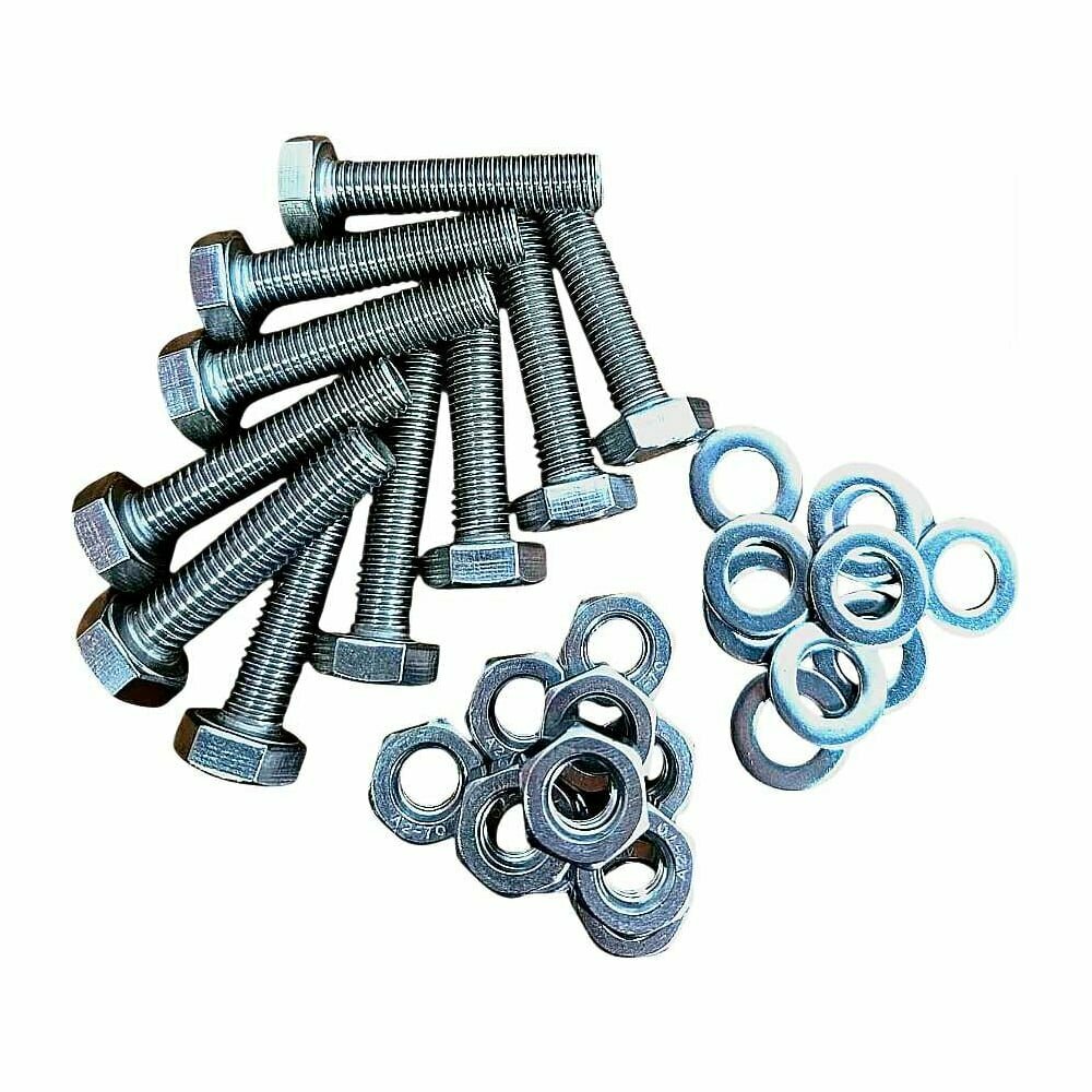 Нержавеющий болт 23 болта 10x80 мм, DIN 933, 10 шт.