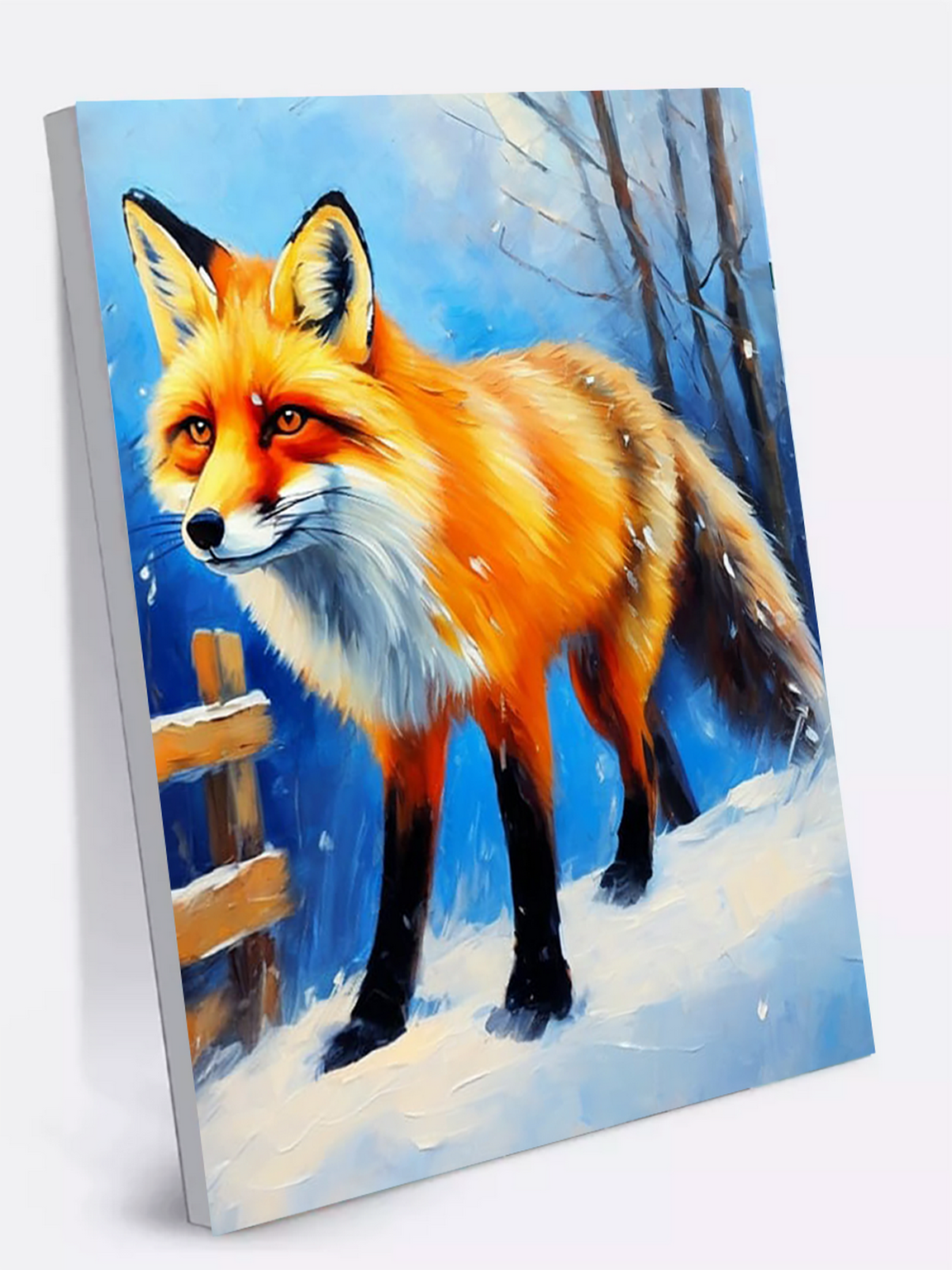 Картина по номерам "Лиса", хлопковый холст на подрамнике 40х50 см, акрил, 000 Art Hobby Home