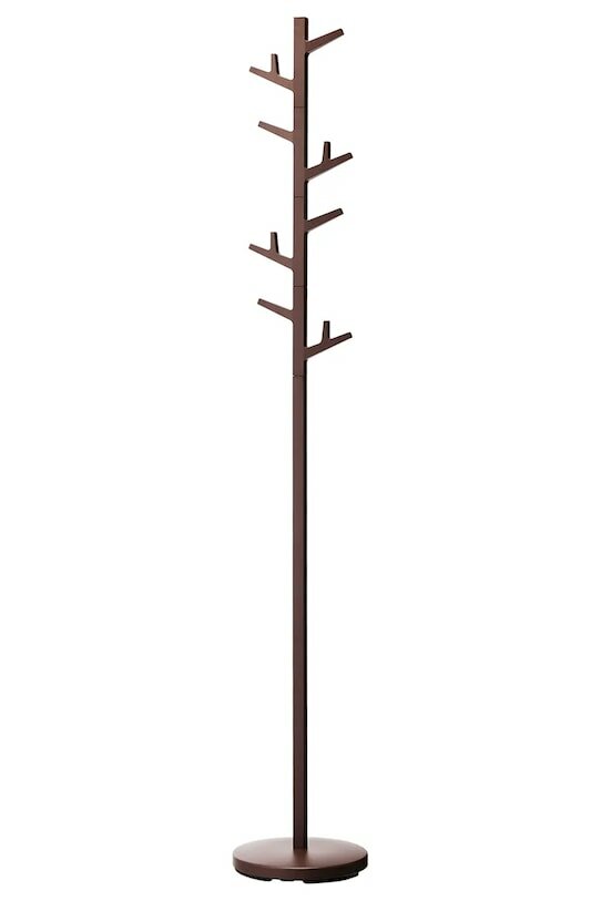 Вешалка для верхней одежды Yamazaki 7067 размер: 28 x 28 x 176 см, цвет коричневый