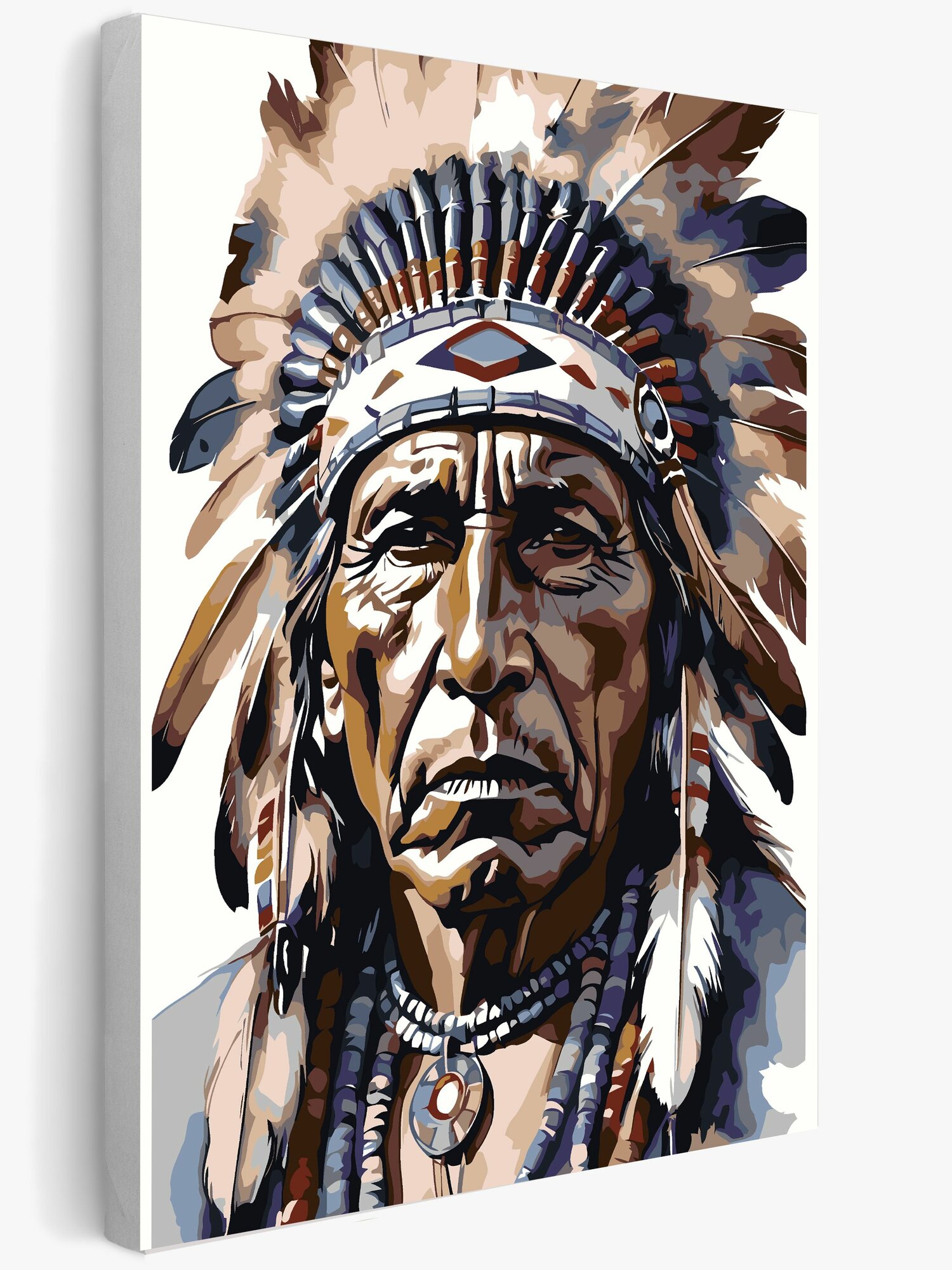 Картина по номерам индейцы