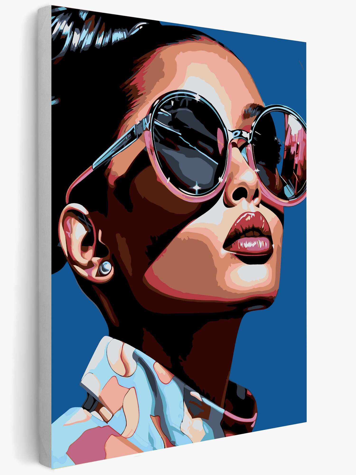 Картина по номерам портрет девушки