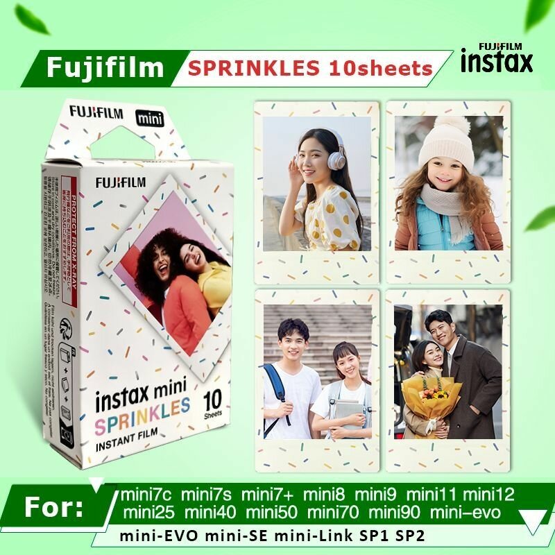 Эксклюзивный картридж Fujifilm Instax Mini SPRINKLES для моделей Mini 12, 11, 9, 8, SE и EVO