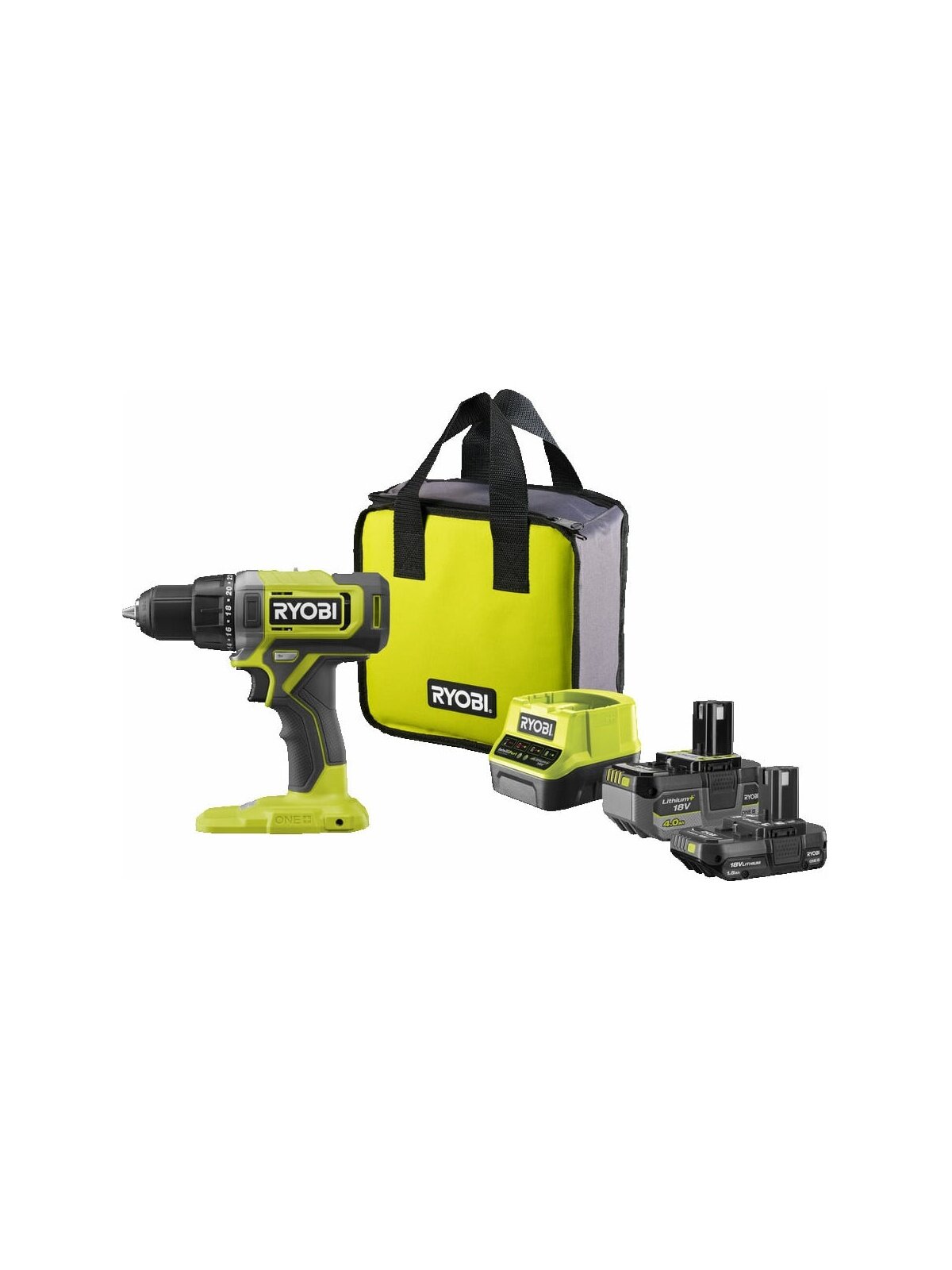 Дрель-шуруповерт Ryobi 18В RDD18-2C415S 5133005612