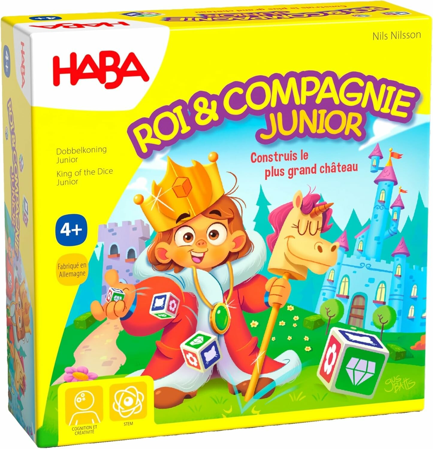 Детская настольная игра-пазл Haba - "Король кубиков: Junior", от 4 лет - 1307126003