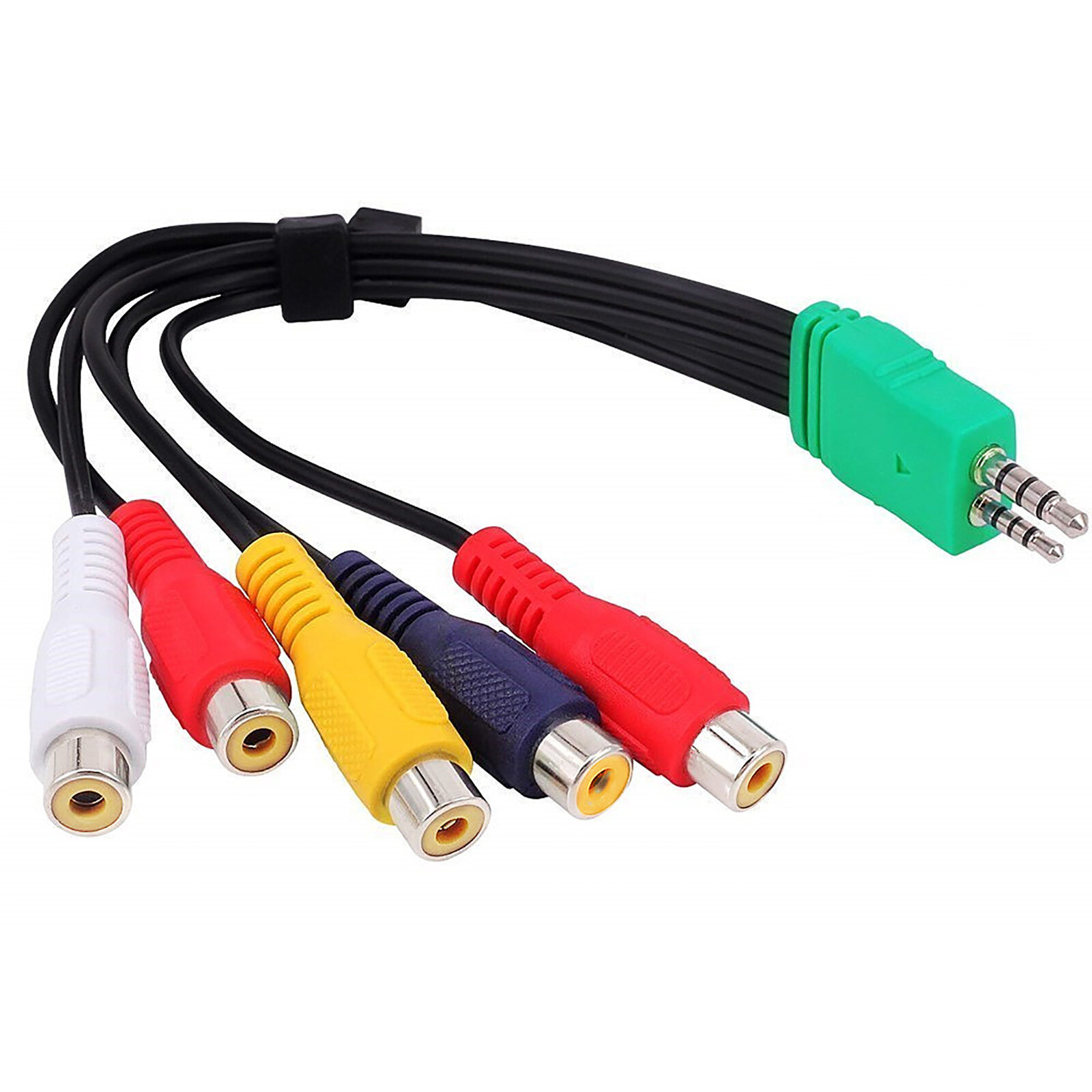 Кабель 3.5 мм и 2.5 мм мужской на 5RCA женский для LED LCD