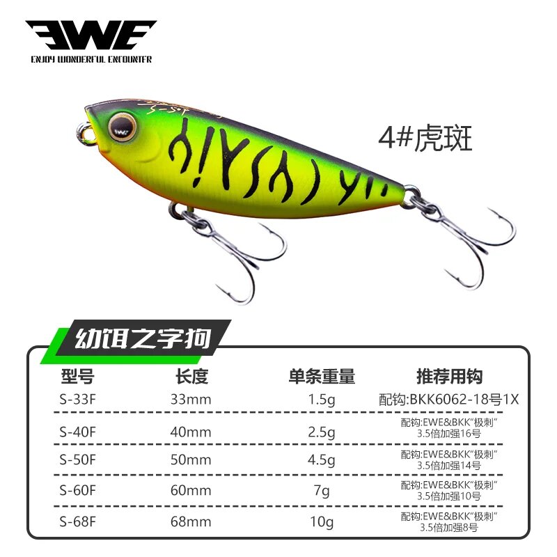 EWE Young Bait Luya Stream Tilt Mouth Bait