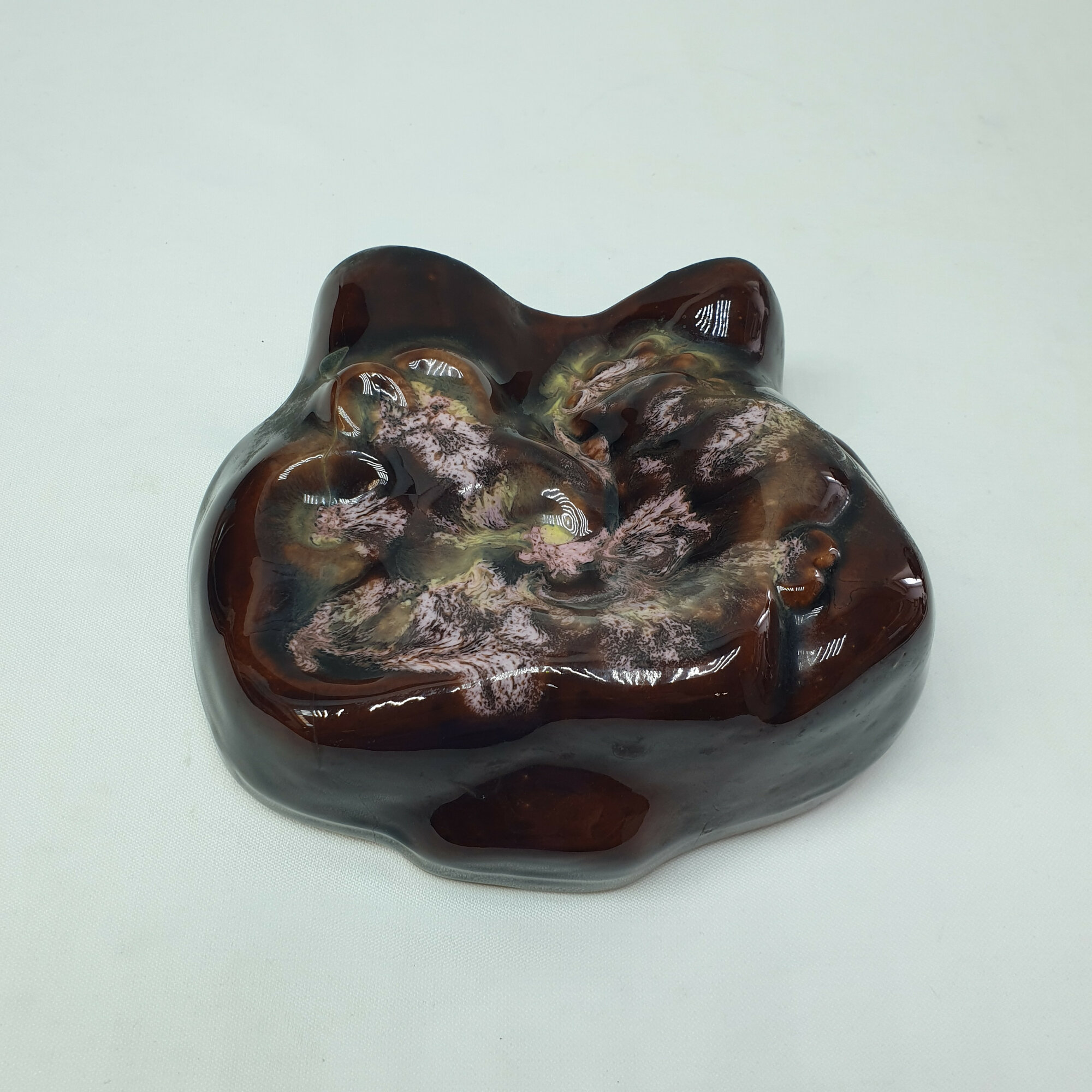 Панно кашпо керамическое СССР. Редкое, экспериментальный образец. Кувшин. Орловский завод керамики