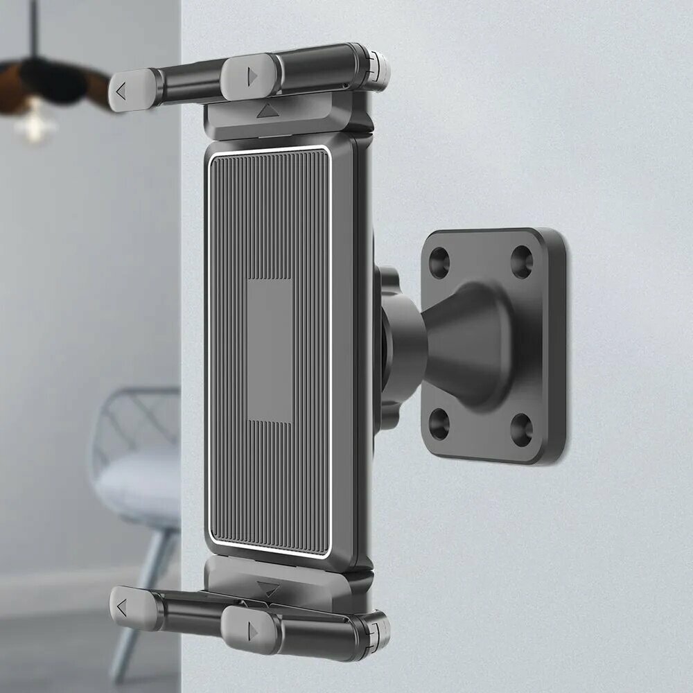 Кронштейн настенный для телефона и планшета 4,7 15 дюймов из АБС-пластика с поворотом на 360 градусов