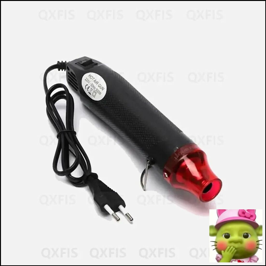 Фен технический строительный для термоусадки, эмбоссинга, скрапбукинга (паяльный портативный воздушный электрический термофен)