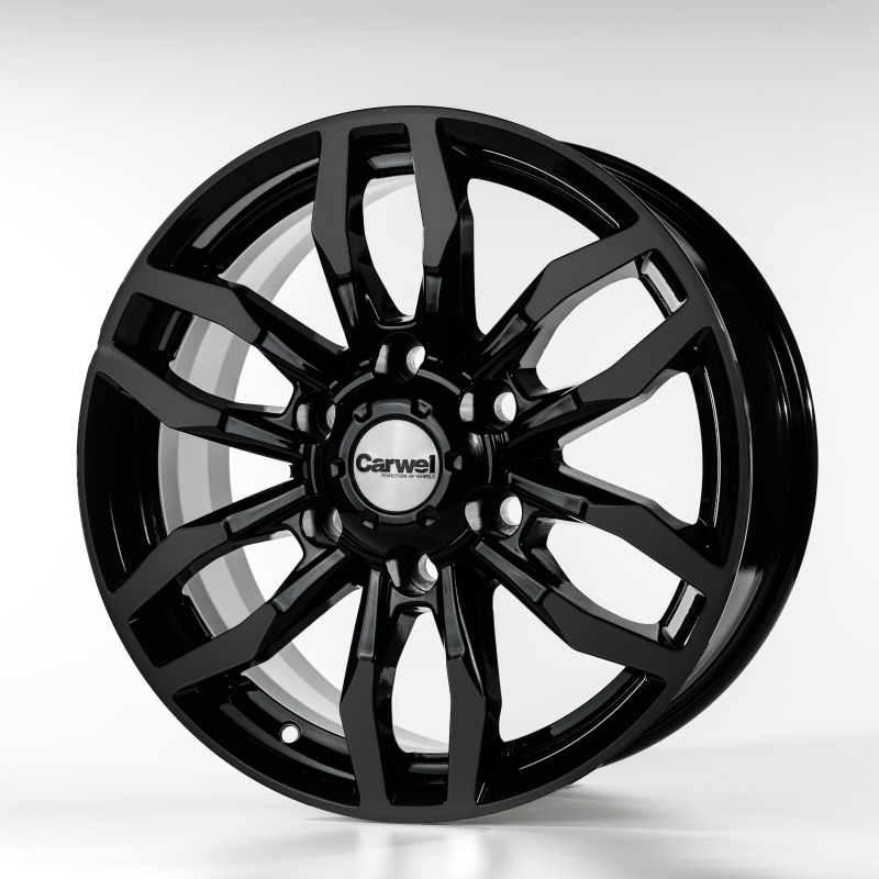 Диск колесный Carwel Немо 228 7,5x17 6x139,7 Dia100.1 ET38 цвет BK