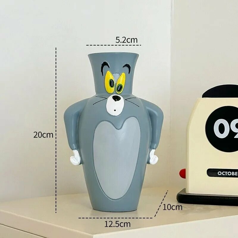 Ваза "Кот Том", 18 см , Смола, 1 шт