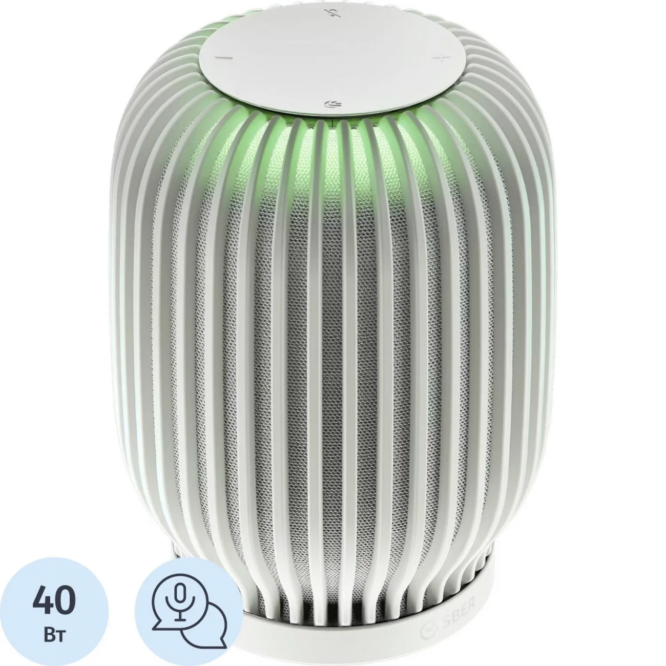 Умная колонка Sber SberBoom, светло-серый (SBDV-00090C) 1986540