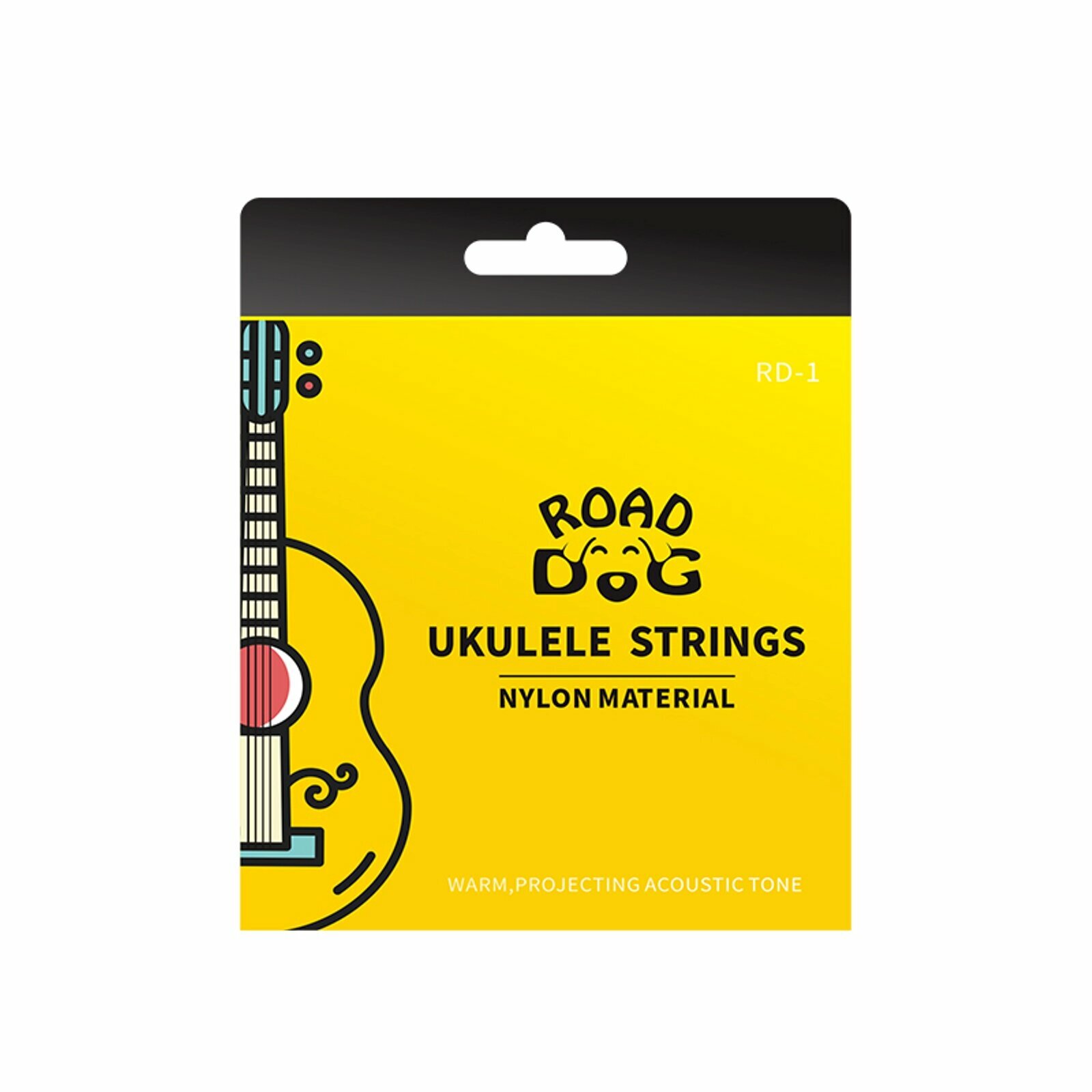RD-1 Комплект струн для укулеле, нейлон, для инструментов размером 21-26 дюймов, Road Dog