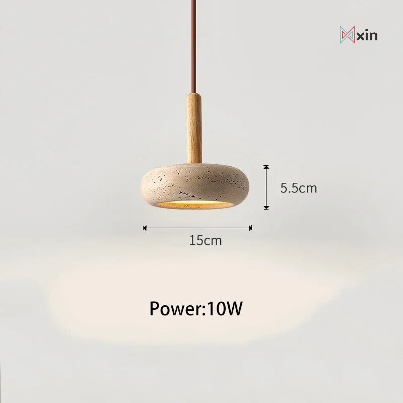 Подвесной каменный светильник ， Warm light 3000K, Подвесной каменный