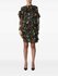 Платье MSGM Ruffled asymmetric dress, размер 40, black/black