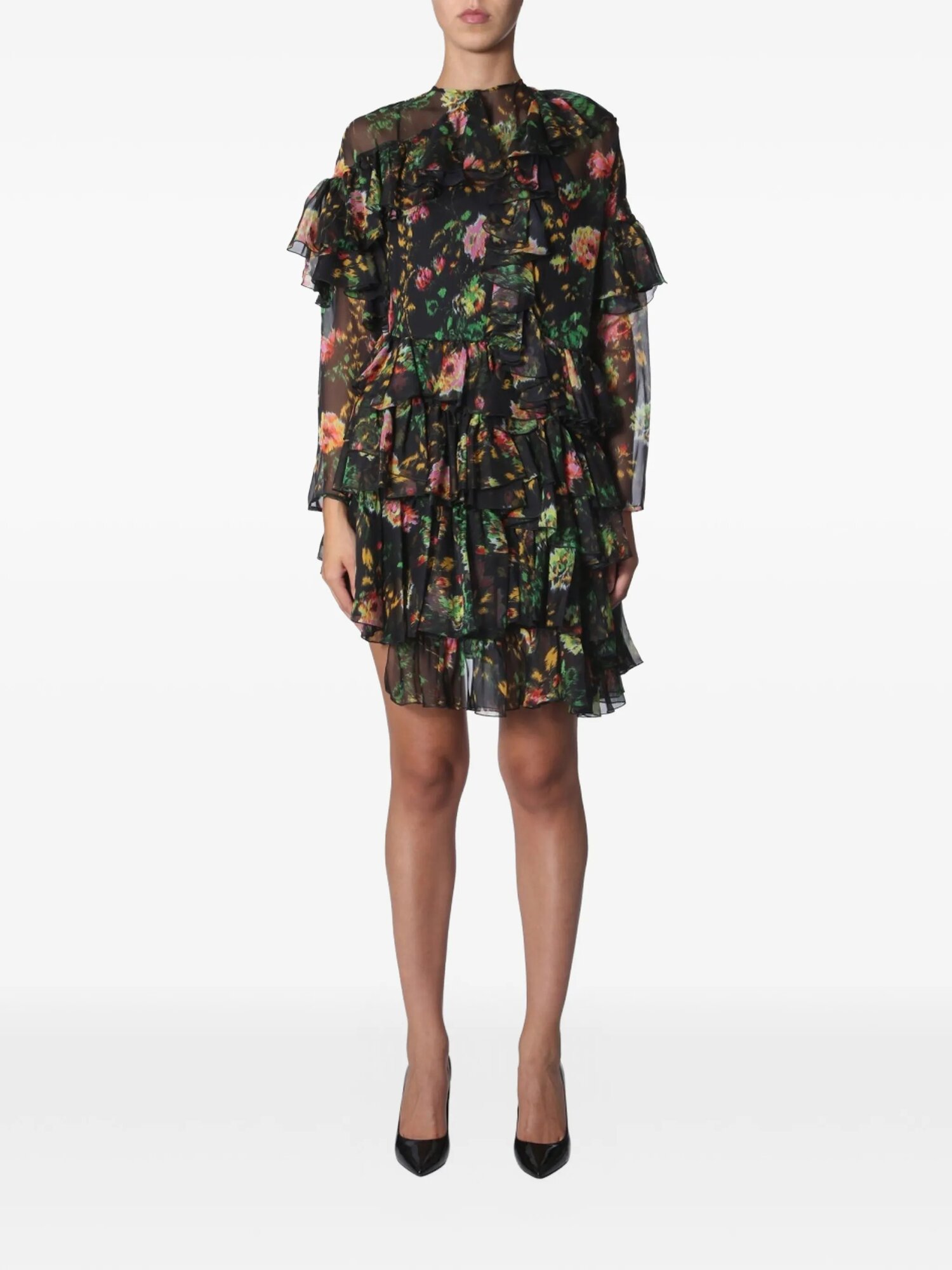 Платье Ruffled asymmetric dress