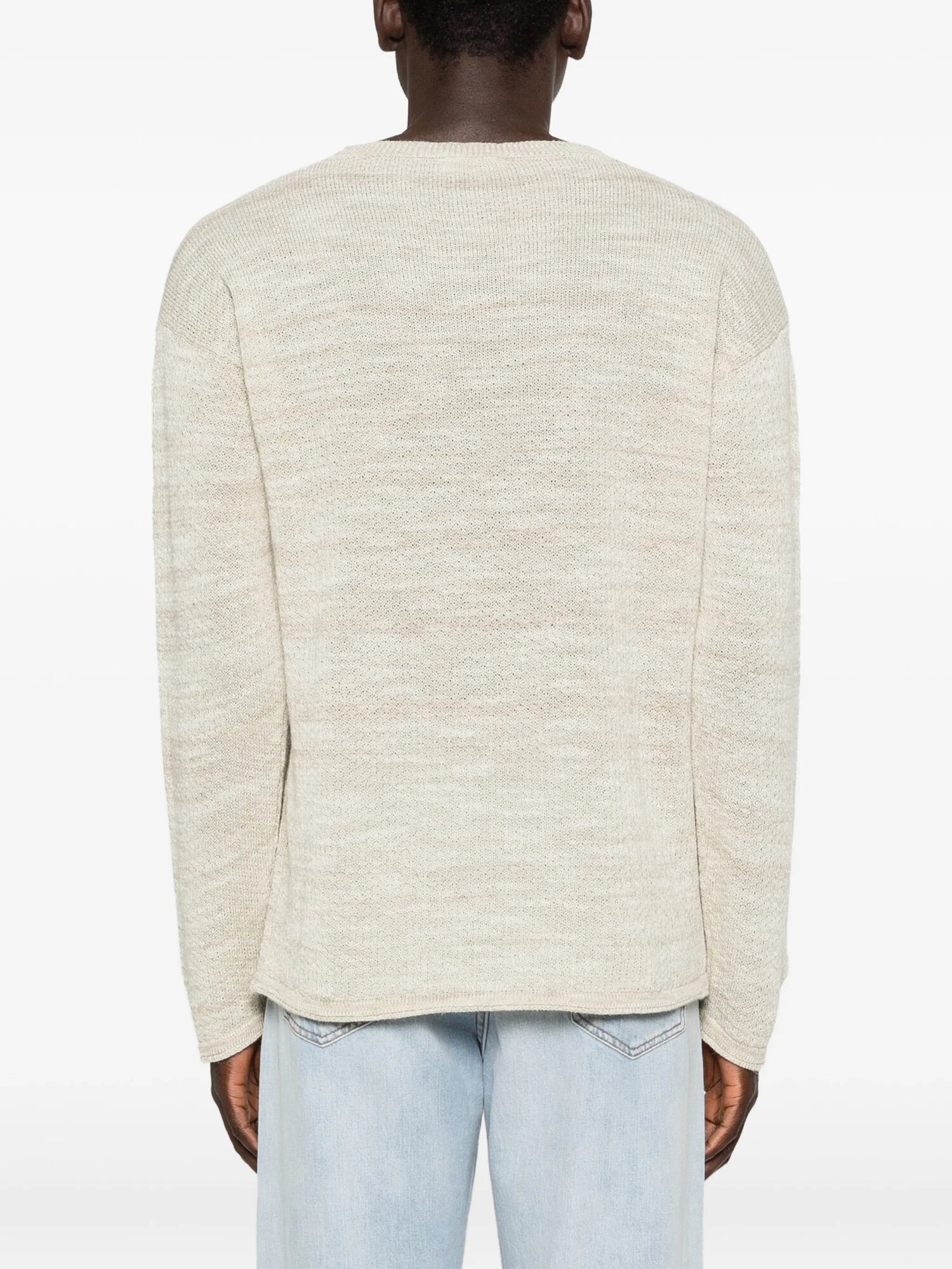 Свитер Roberto Collina Round-neck sweater, размер 56, , разноцветный — фото 1
