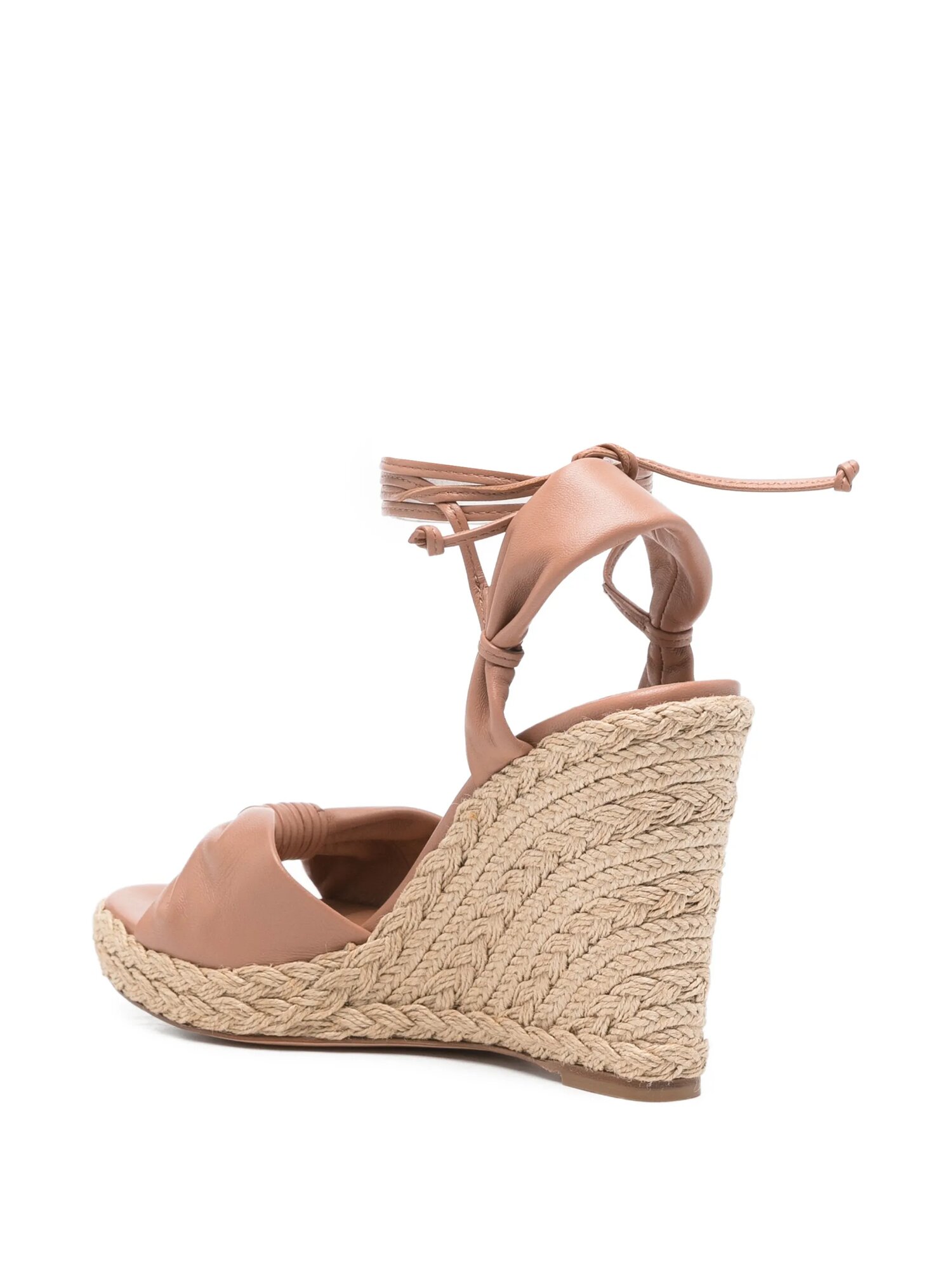 Эспадрильи Aquazzura Knot wedge heeled espadrilles, размер 40, разноцветный — фото 1