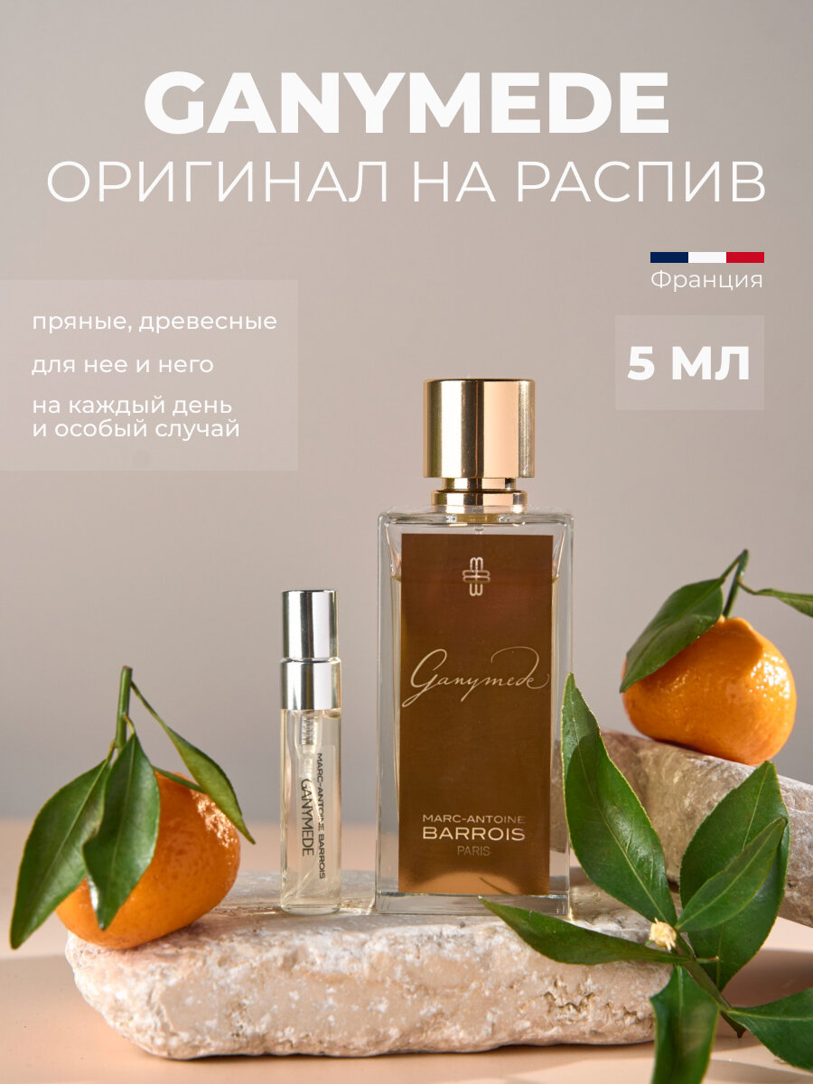 Парфюмерная вода мужская /женская / селективная парфюмерия Ganymede Ганимед 5мл