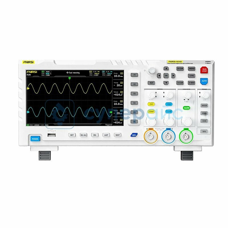 Осциллограф 2-канальный FNIRSI 1014D Plus