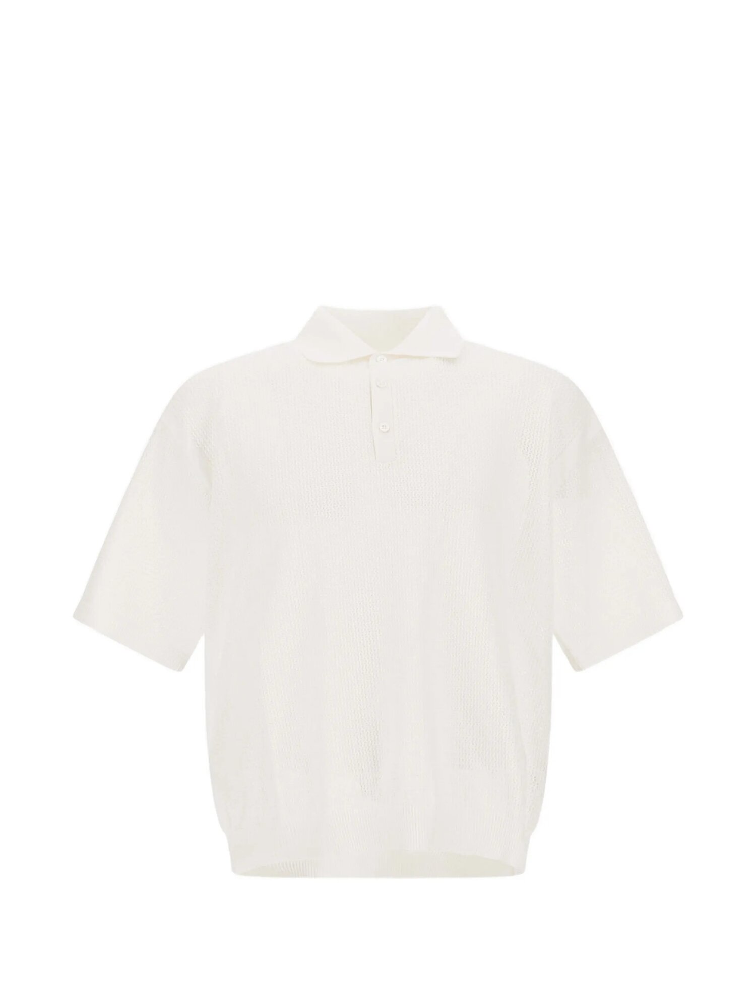 Рубашка Open-knit polo shirt