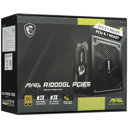Блок питания MSI MAG A1000GL PCIE5