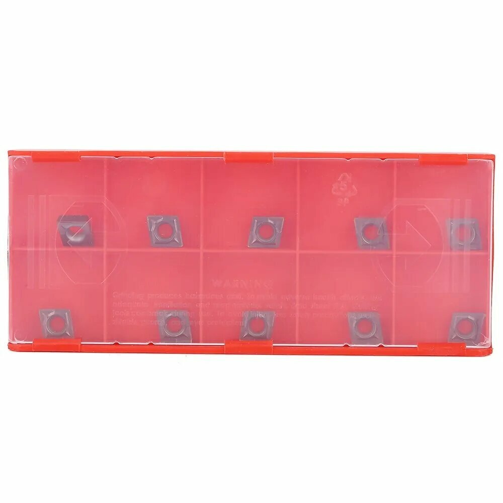 10 шт. CCMT060204 VP15TF твердосплавные лезвия для токарных станков с ЧПУ, фрезерные резцы, токарный инструмент, высокоточные прочные режущие наконечники