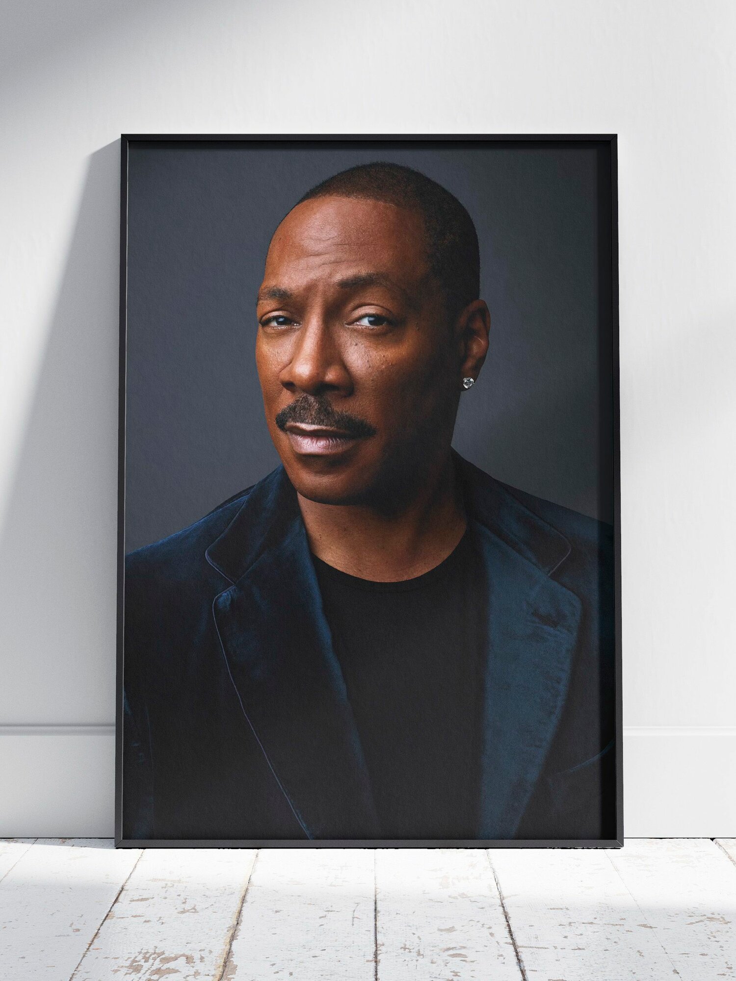 Плакат на стену для интерьера Эдди Мёрфи (Eddie Murphy 1) - Постер по актеру фильма, кино, сериала формата A4 (21x30 см)