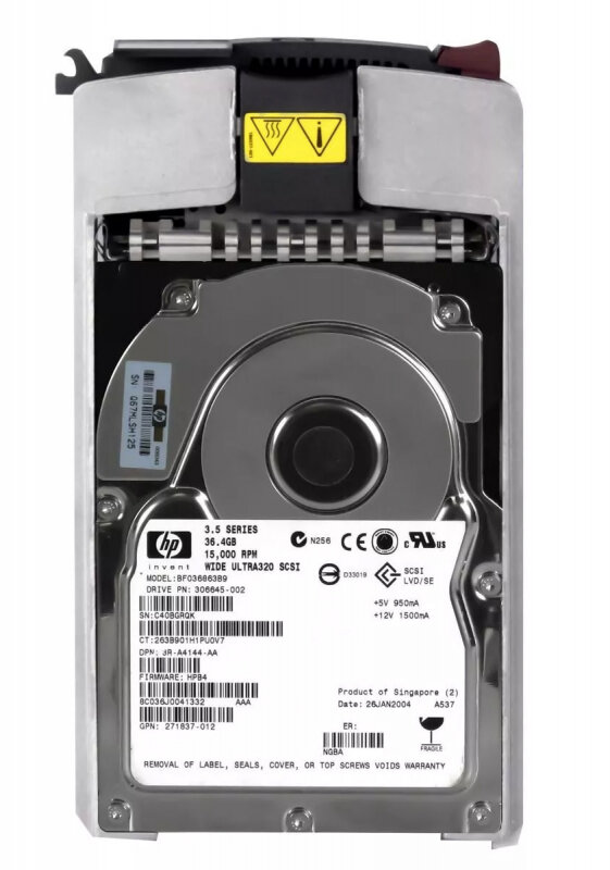 Жесткий диск HP 306645-002 36,4Gb U320SCSI 3.5" HDD