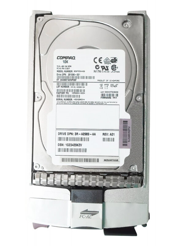 Жесткий диск HP 238921-B22 72,8Gb 10000 Fibre Channel 3,5" HDD