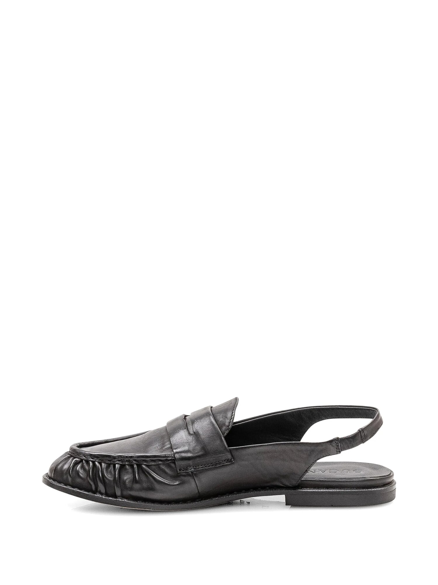 Туфли Ducanero Penny-strap leather pumps, размер 36, black/black — фото 1